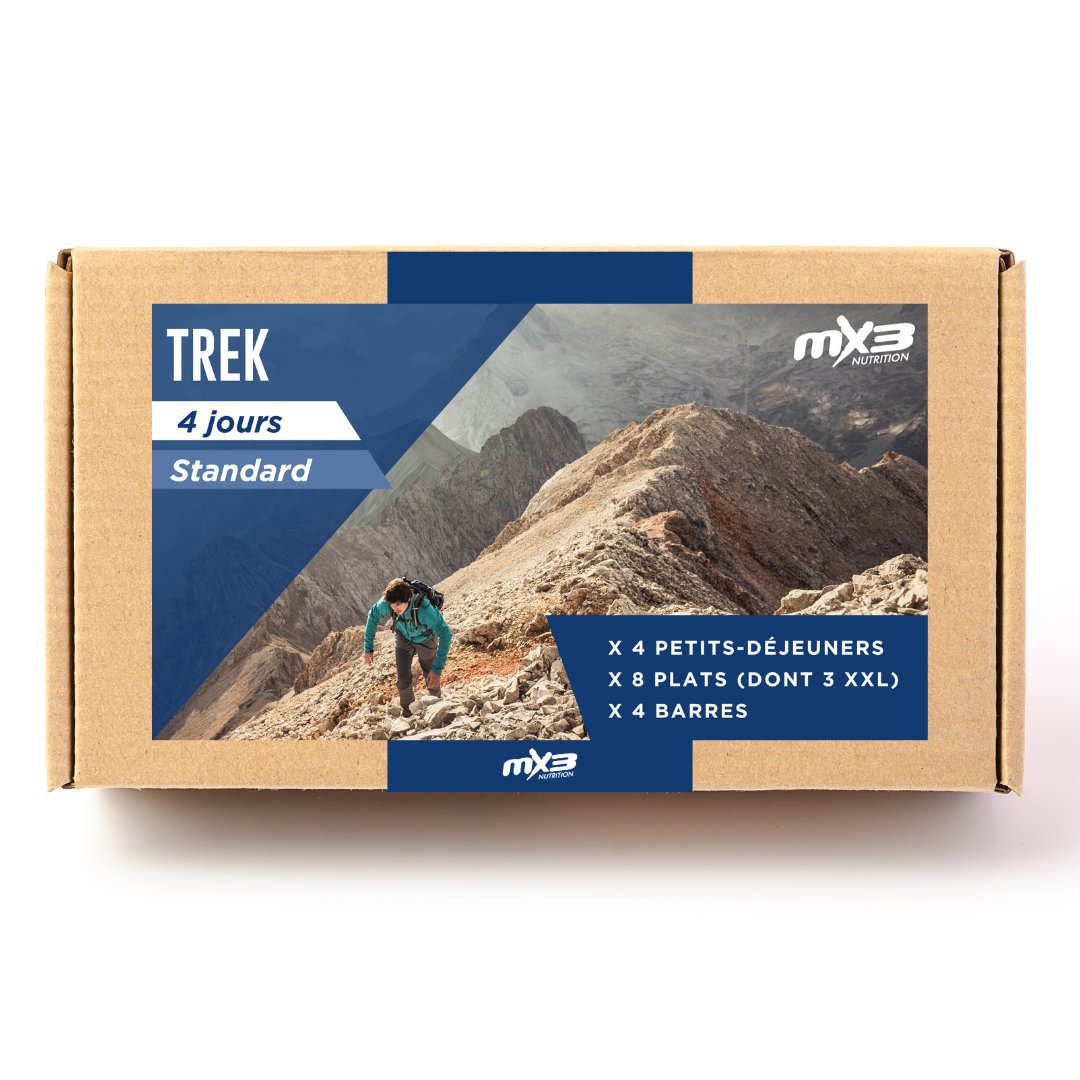 Pack Trek - 4 jours de repas lyophilisés - MX3 Nutrition